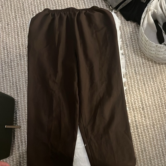 BonWorth | Pants & Jumpsuits | Bonworth Womens Brown Elastic Waist Pull ...
